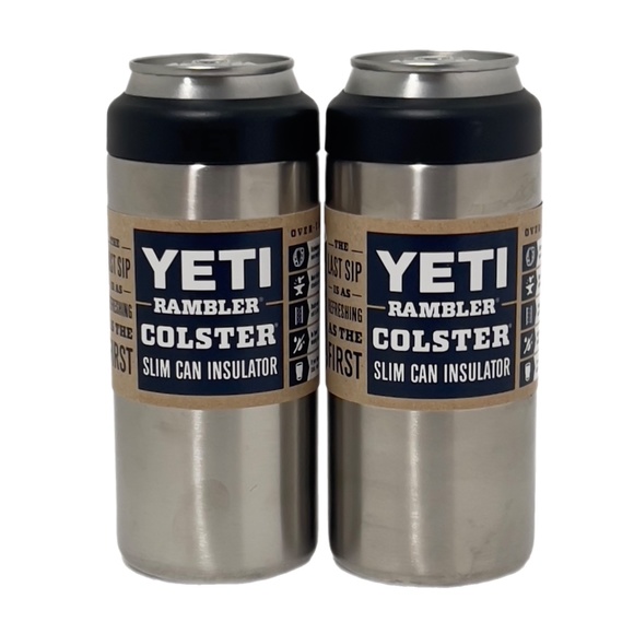 Yeti | Kitchen | Nwt Set Of 2 Yeti 2oz Colster Slim Can Cooler In ...